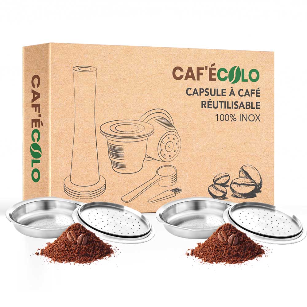 Capsule réutilisable Senseo 100% inox par Cafecolo™ – Caf'écolo