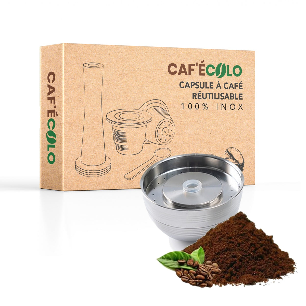 Capsule réutilisable Cafecolo™ pour Nespresso Vertuo Next – Caf'écolo